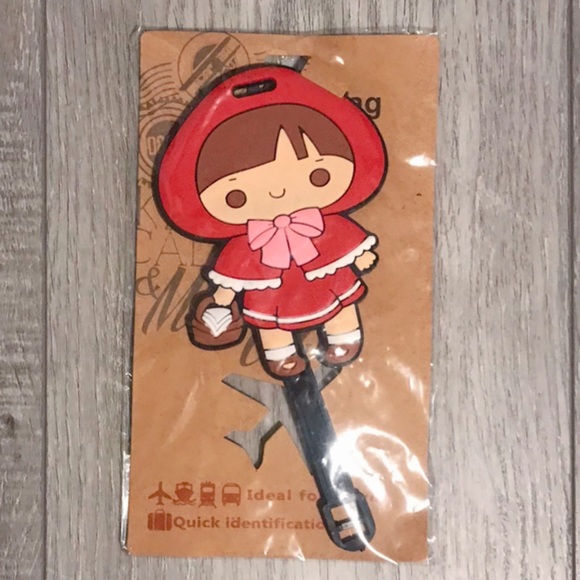 Unknown | Accessories | Little Red Robin Hood Luggage Tag | Poshmark